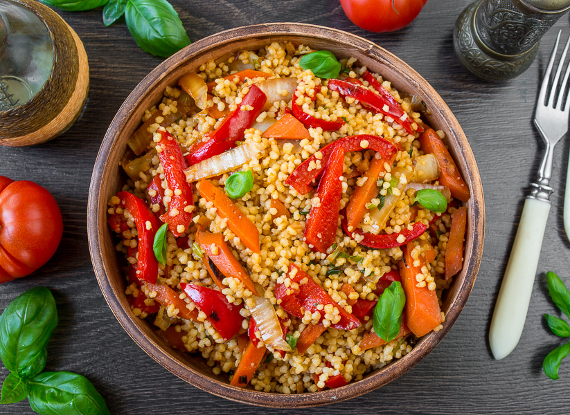 Рецепт кус-куса с овощами вок с фото пошагово на Вкусном Блоге